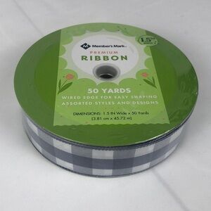 Member’s Mark | Other | Members Mark Premium Wired Ribbon Navy And ...